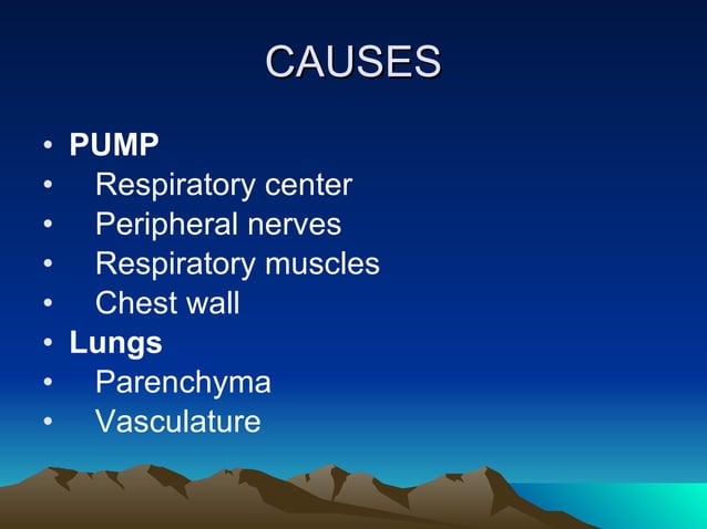 Acute Respiratory Failure | PPT | Lung and Respiratory Health ...