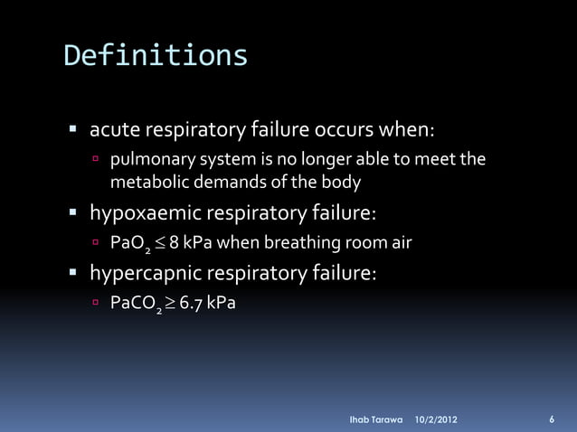 Acute respiratory failure | PDF