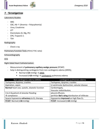 Acute Respiratory Failure; Pediatrics 2018 | PDF
