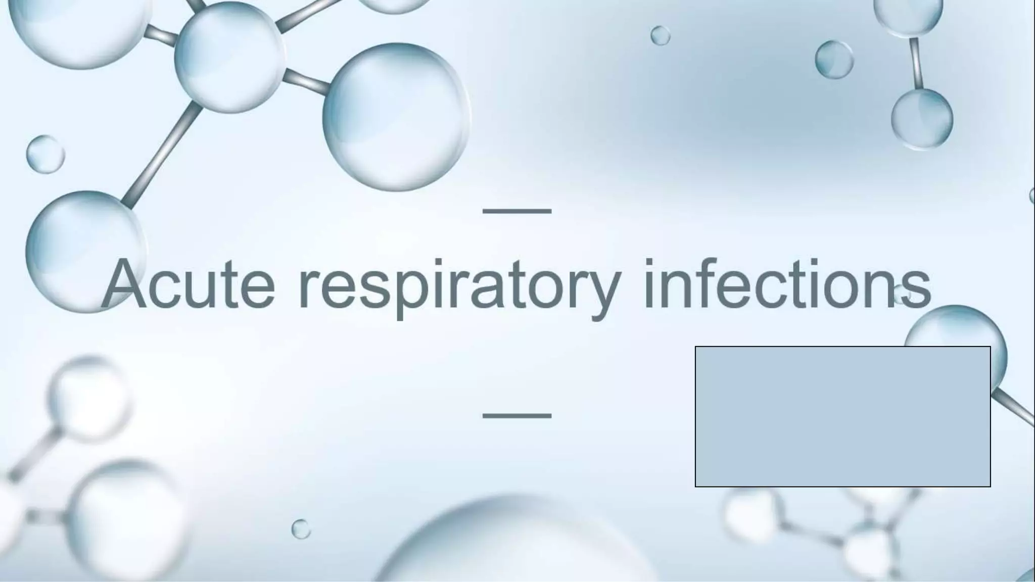 Acute respiratory infection | PPTX | Lung and Respiratory Health ...