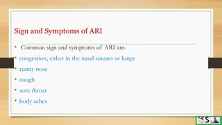 Acute respiratory infection in children english | PPTX
