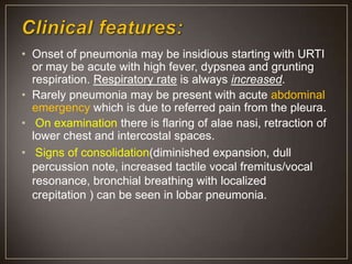 Acute respiratory infections in children | PPTX
