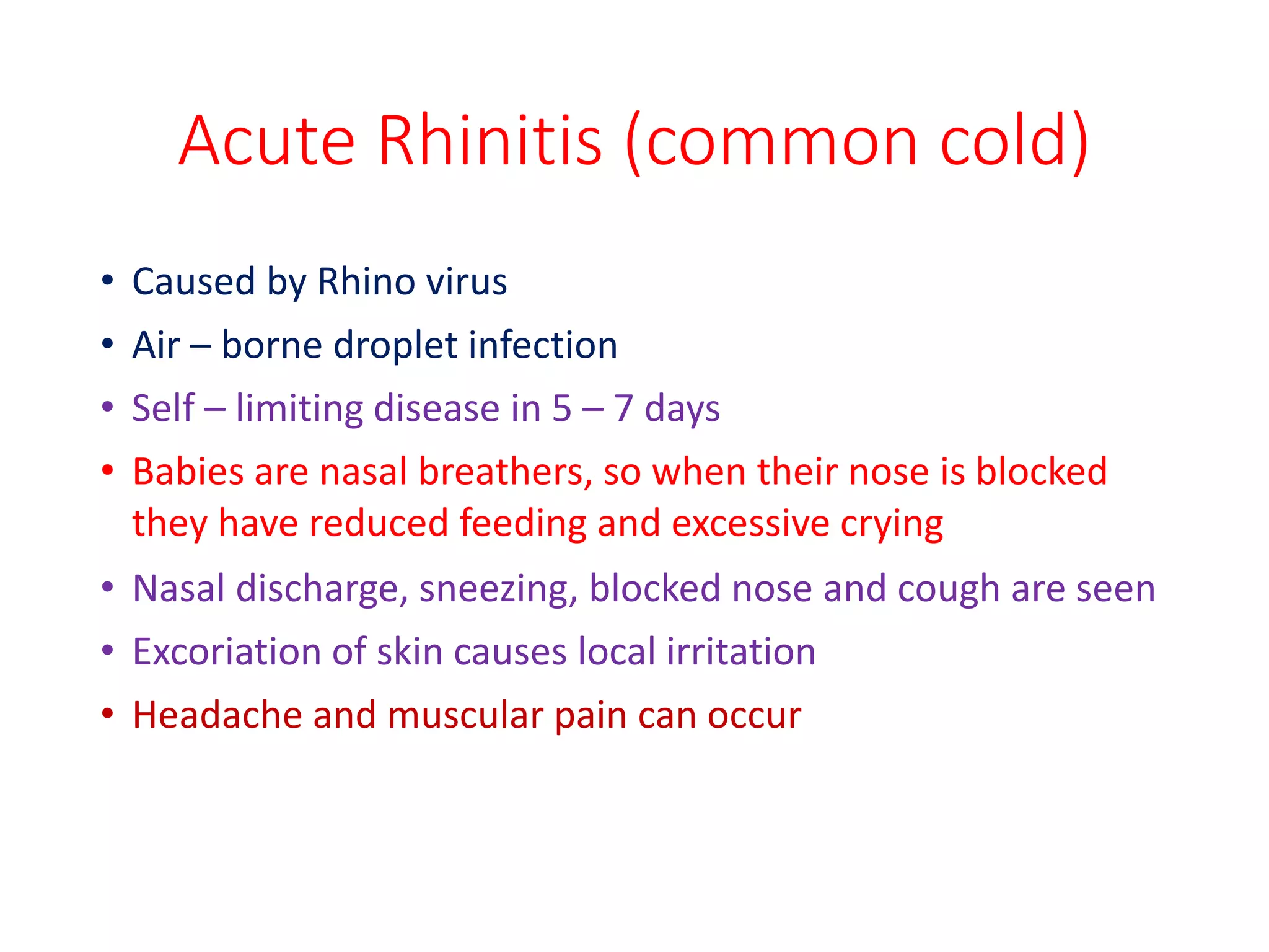 Acute respiratory infections 2021 | PPT
