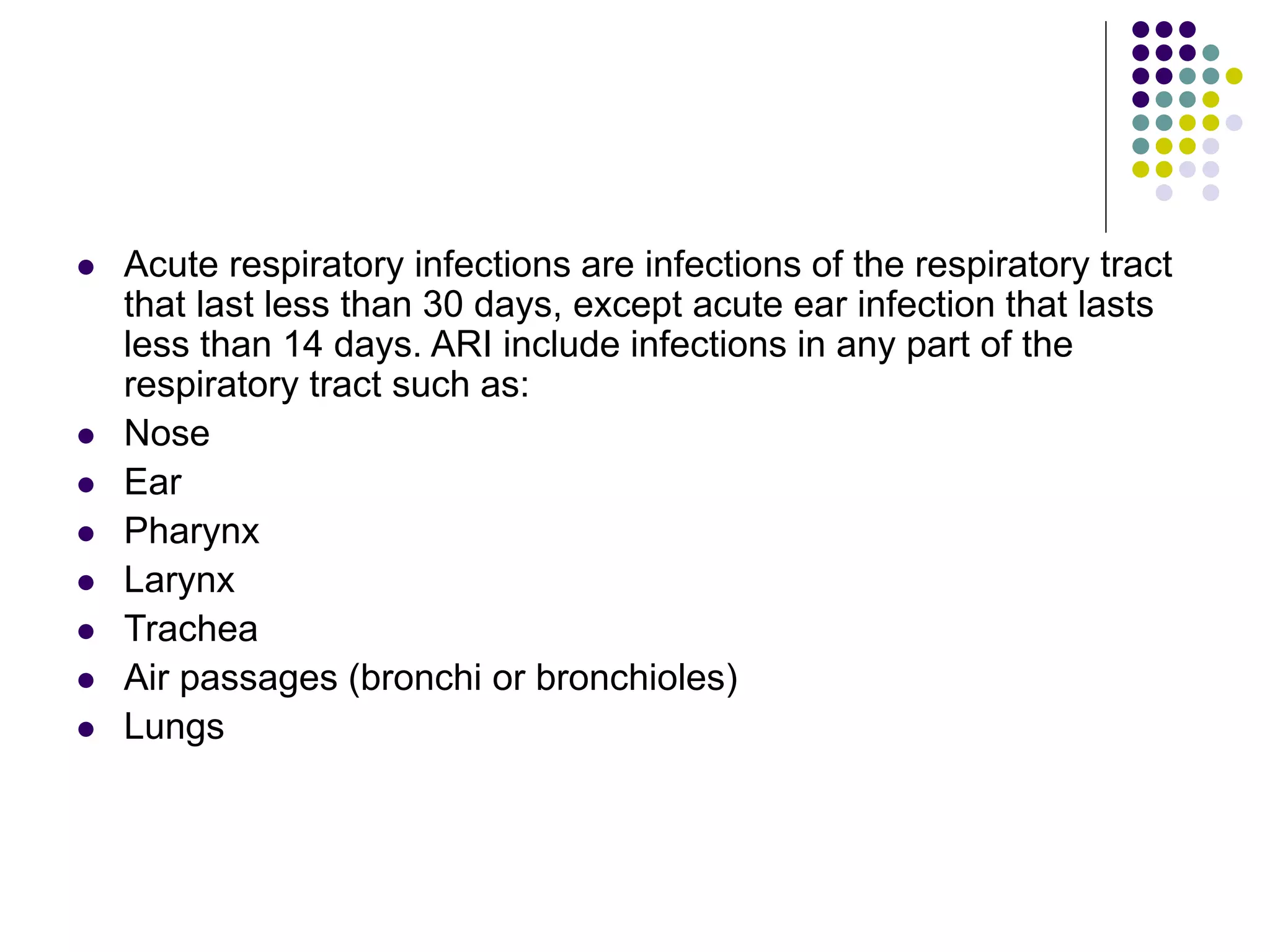 Acute respiratory infections in children.ppt