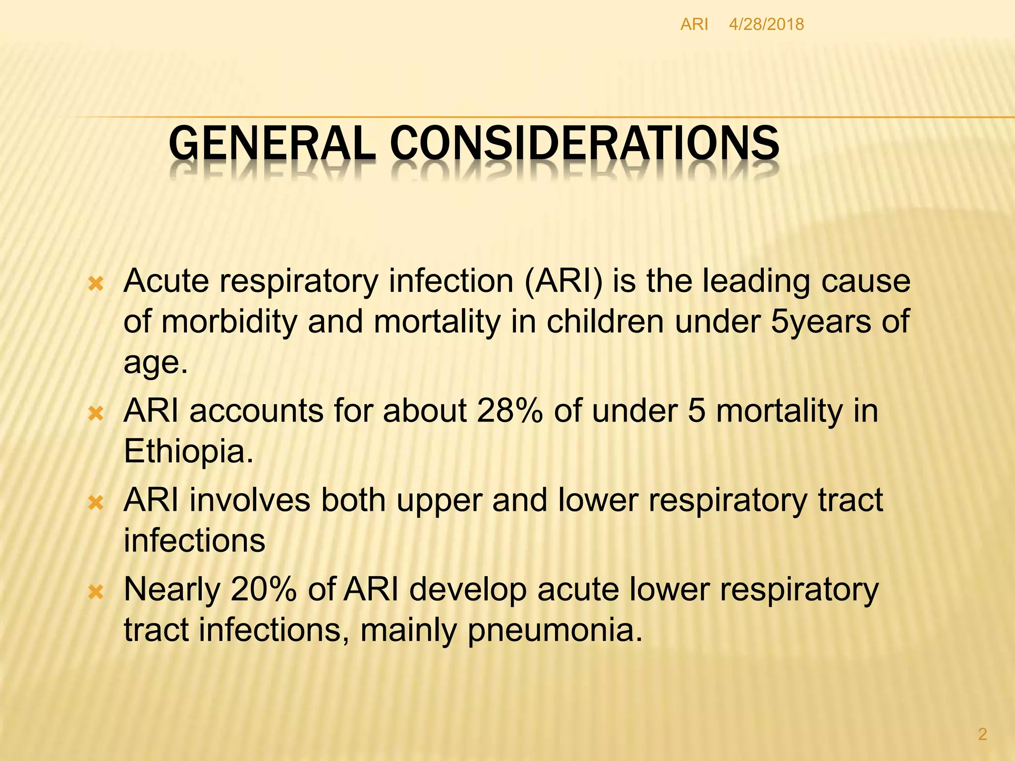 Acute respiratory tract infections | PPTX