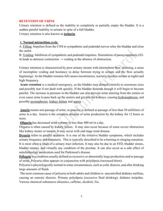 Acute retaintion of urine. Or Mutra ghat | PDF