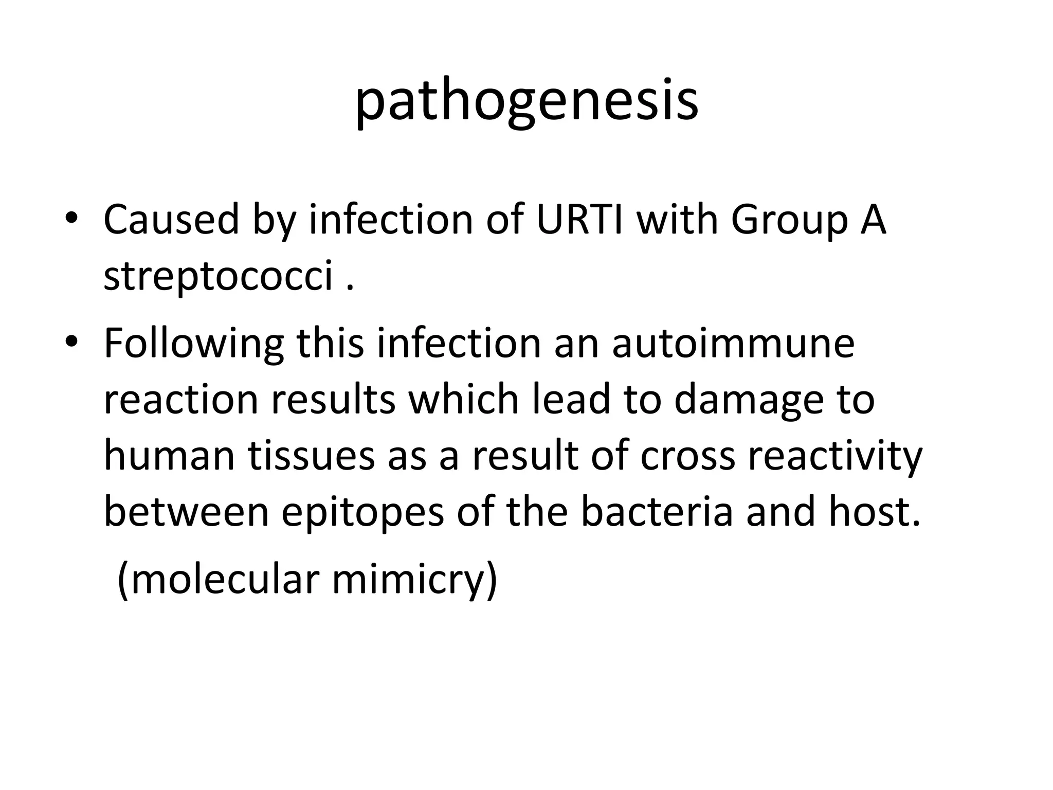 Acute rheumatic fever | PPTX