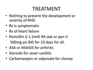 Acute rheumatic fever | PPTX