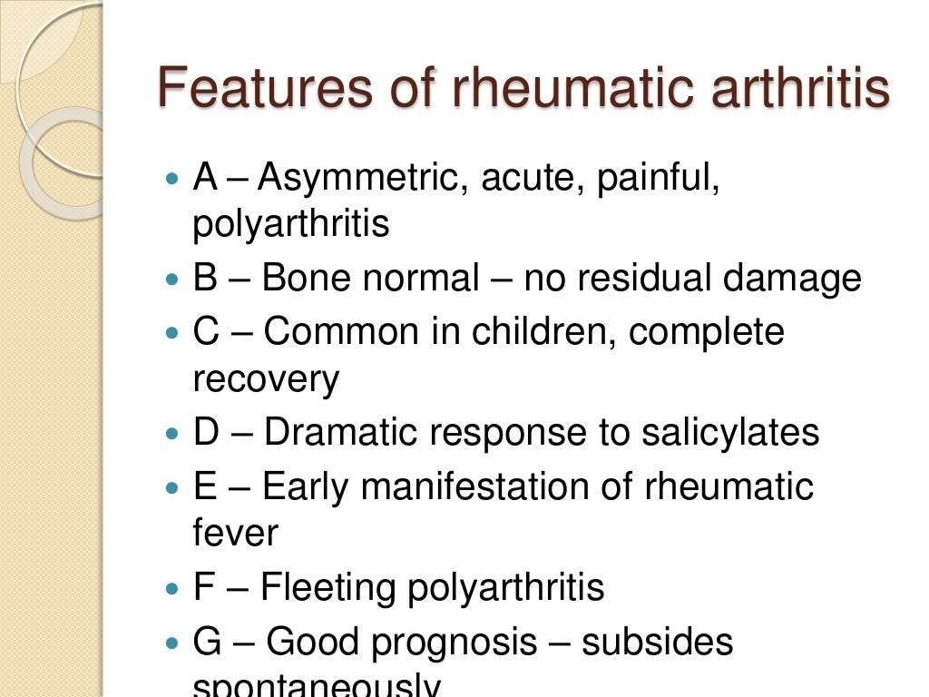Acute rheumatic fever