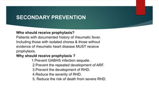 Acute rheumatic fever | PPTX