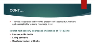 Acute rheumatic fever | PPTX
