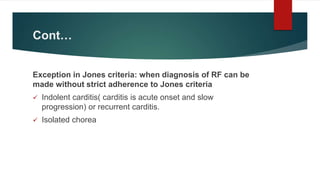 Acute rheumatic fever | PPTX