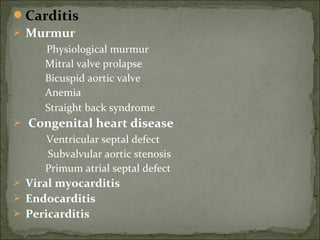 Acute rheumatic fever-definition,pathophysiology,clinical presentation ...