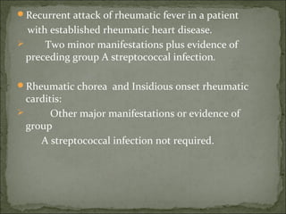 Acute rheumatic fever-definition,pathophysiology,clinical presentation ...
