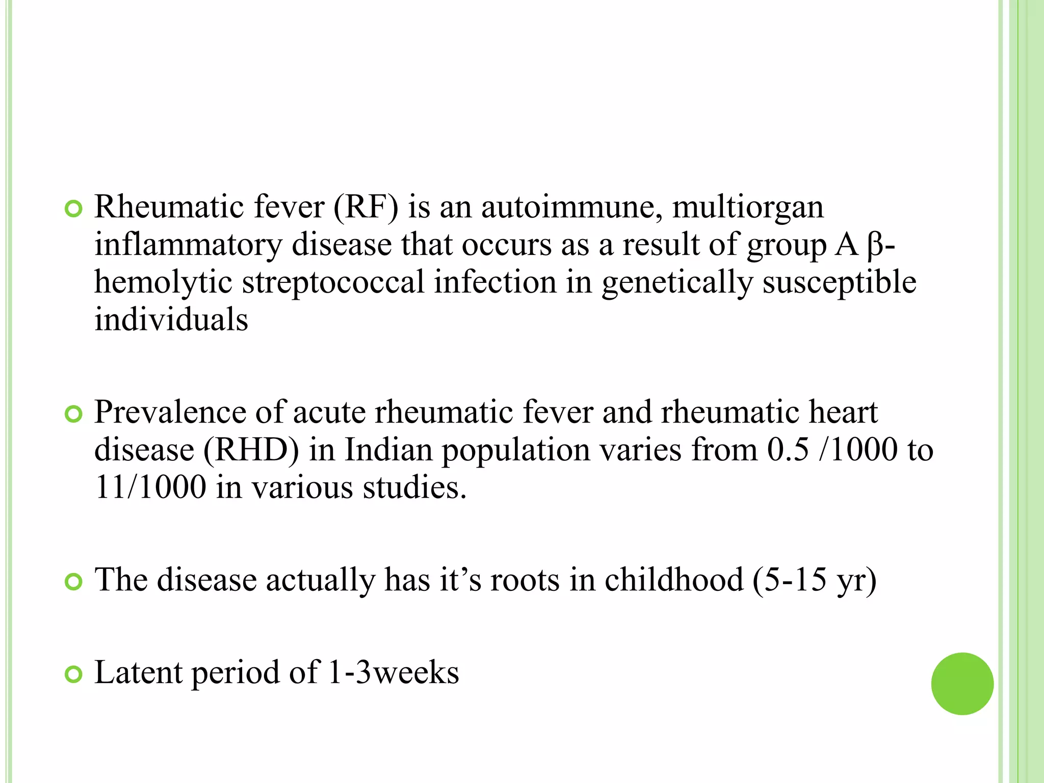 Acute rheumatic fever | PPT