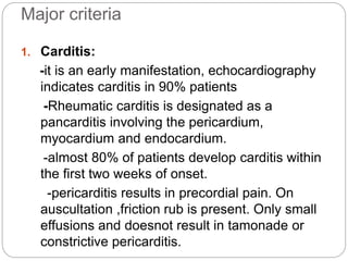 Acute rheumatic fever | PPTX
