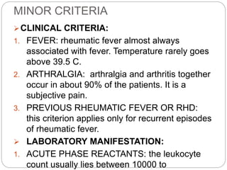 Acute rheumatic fever | PPTX