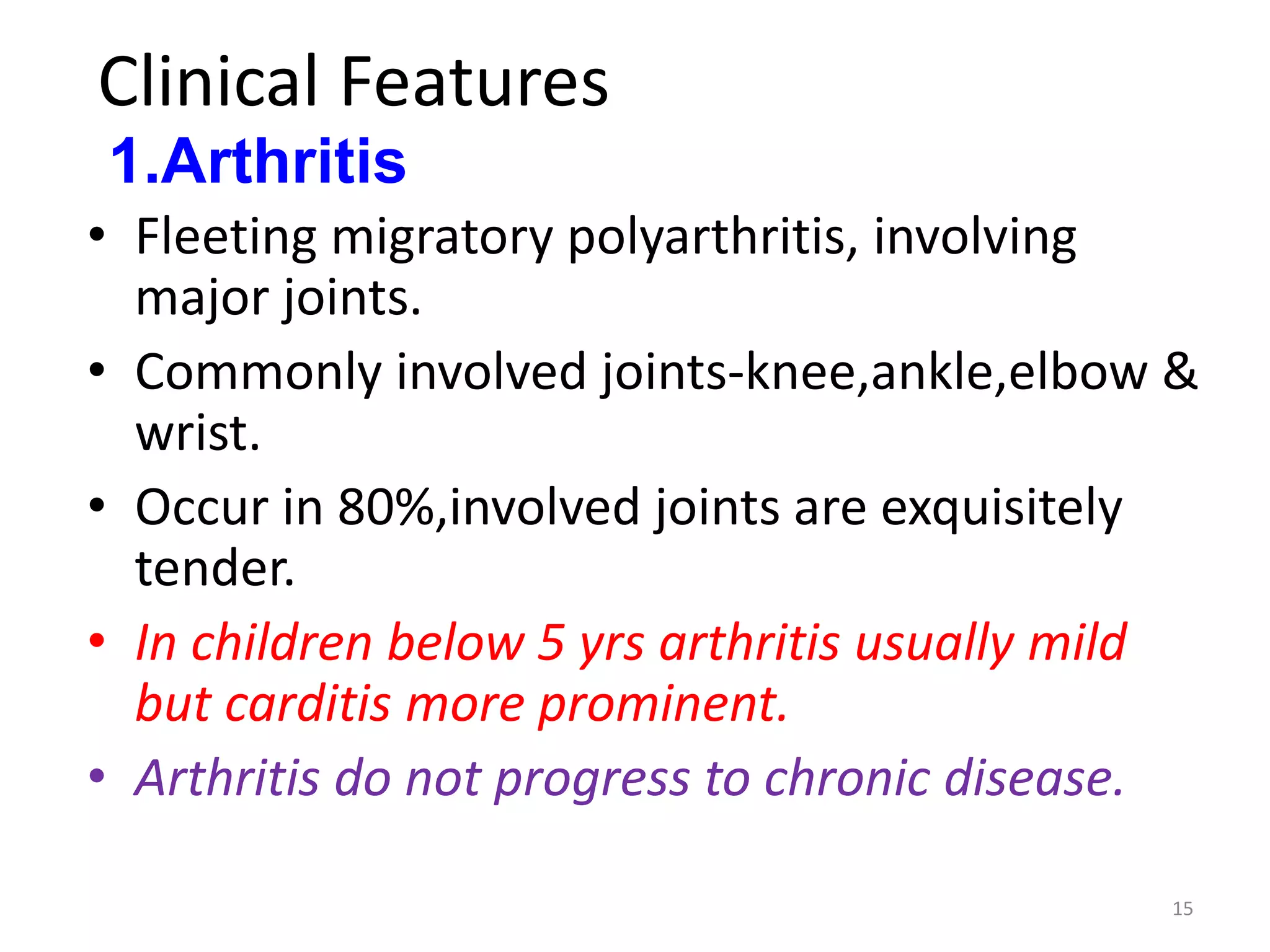 Acute rheumatic fever | PPTX