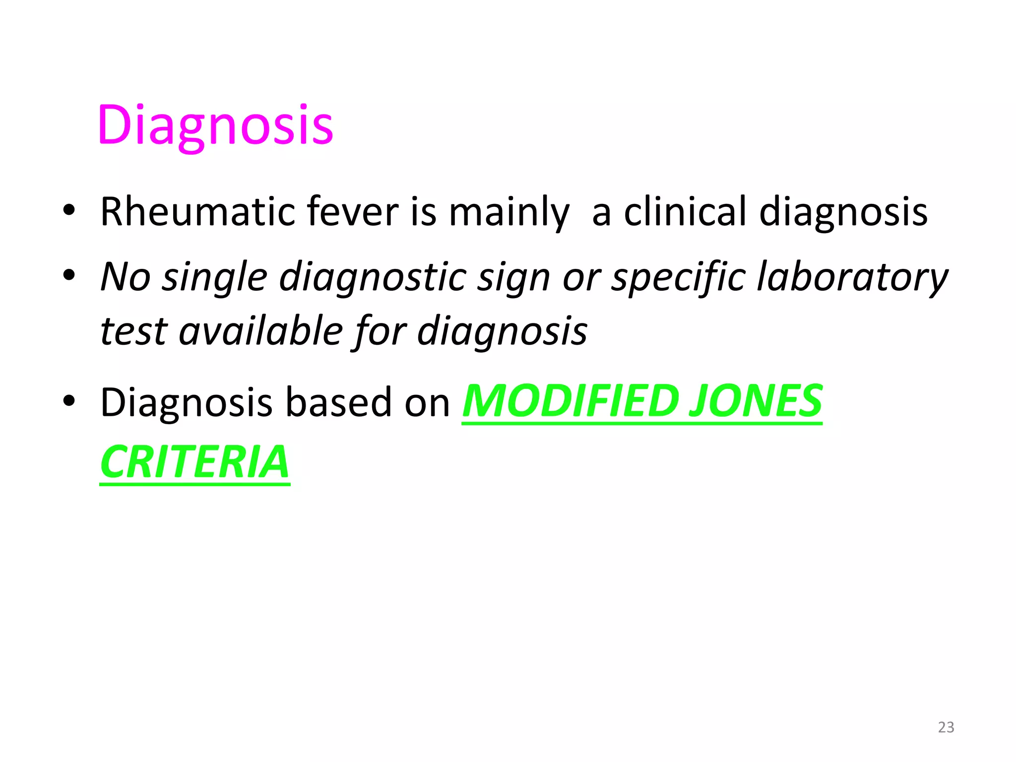 Acute rheumatic fever | PPTX