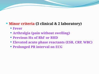 ACUTE RHEUMATIC FEVER (1) for mbbs students | PPTX