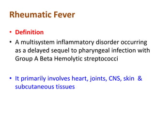 acute Rheumatic fever it's management.pptx