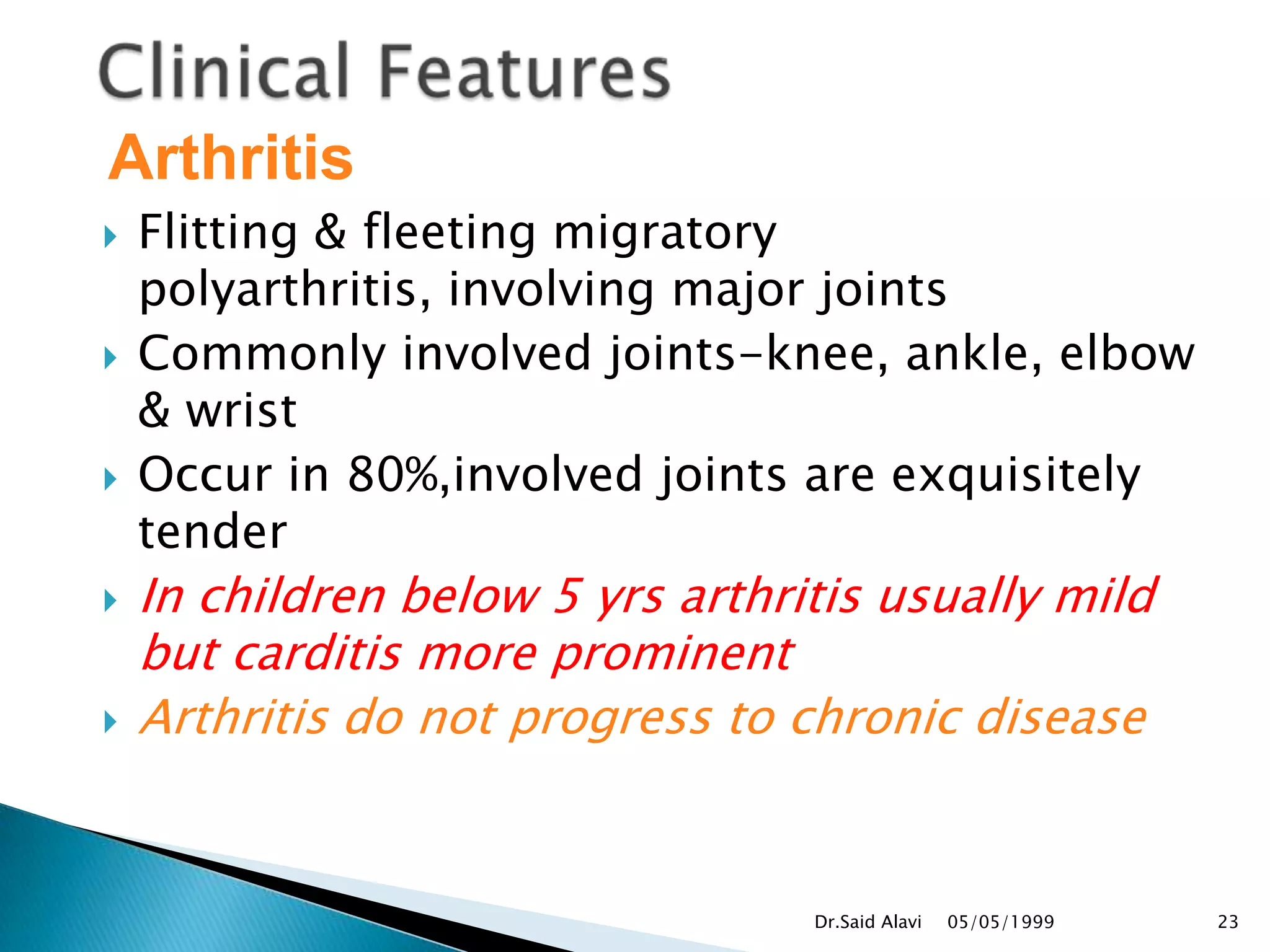 Acute Rheumatic Fever | PPTX