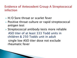 Acute Rheumatic Fever | PPTX