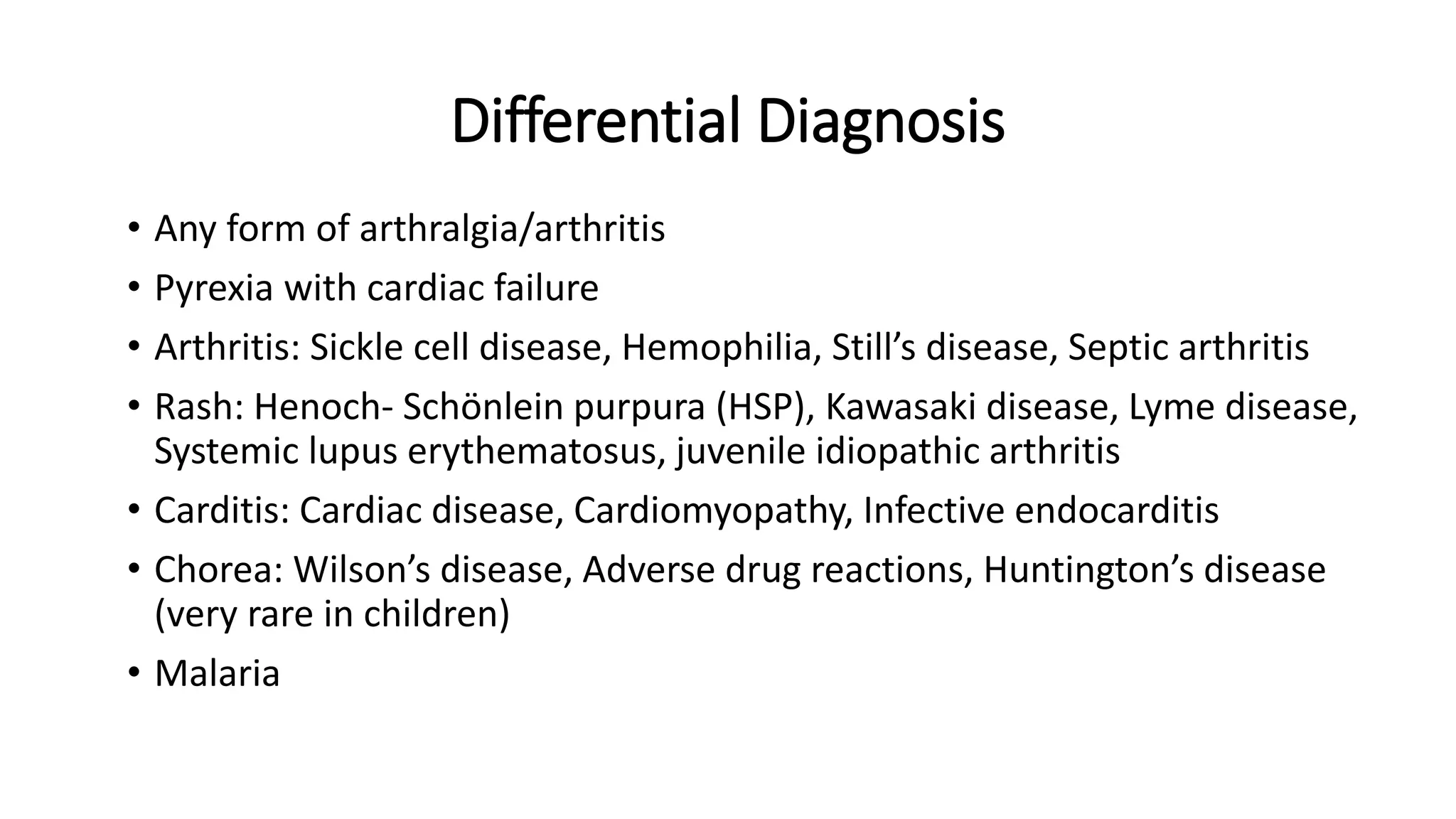 Acute rheumatic fever & Rheumatic Heart Disease | PPTX