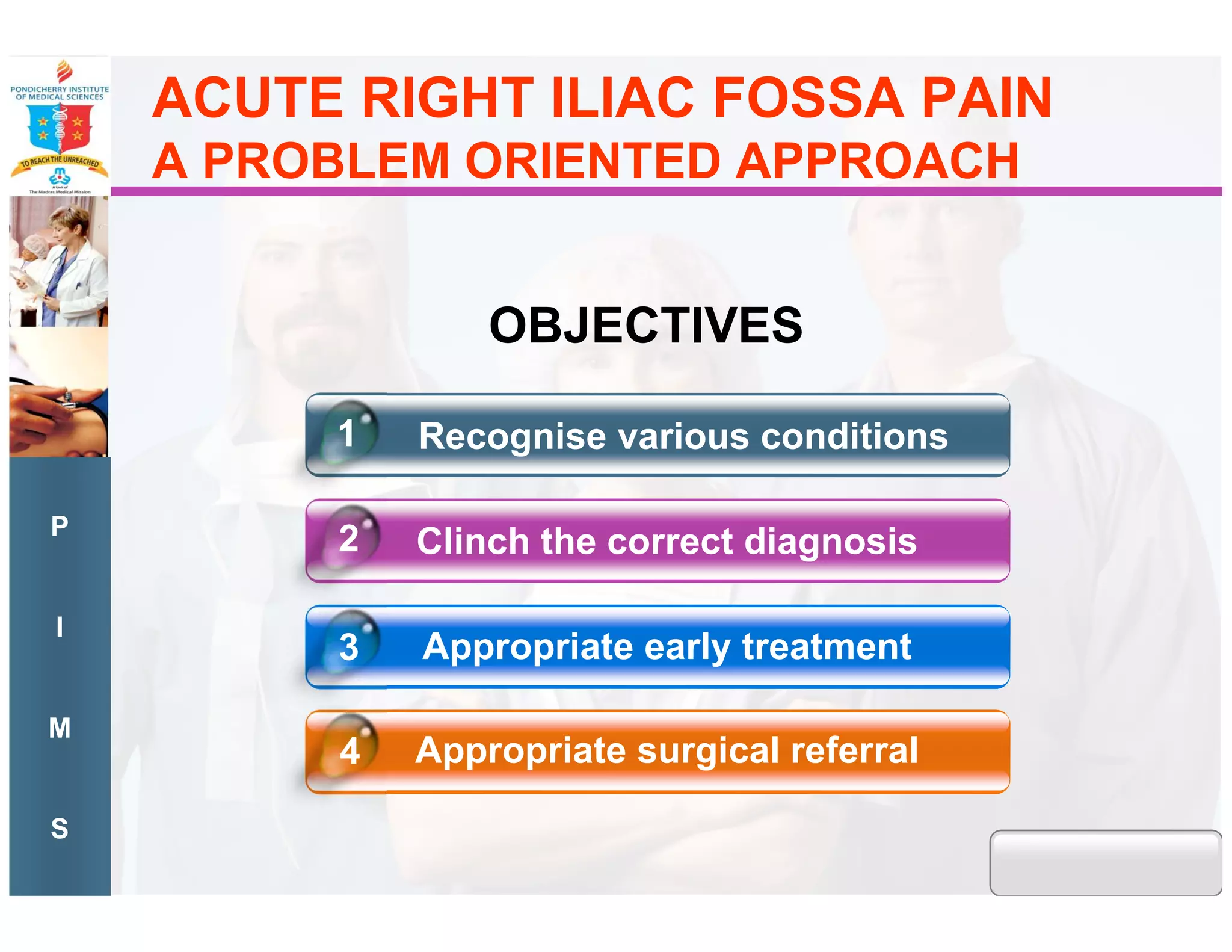 Acute right iliac fossa pain- the commonest surgical emergency | PDF