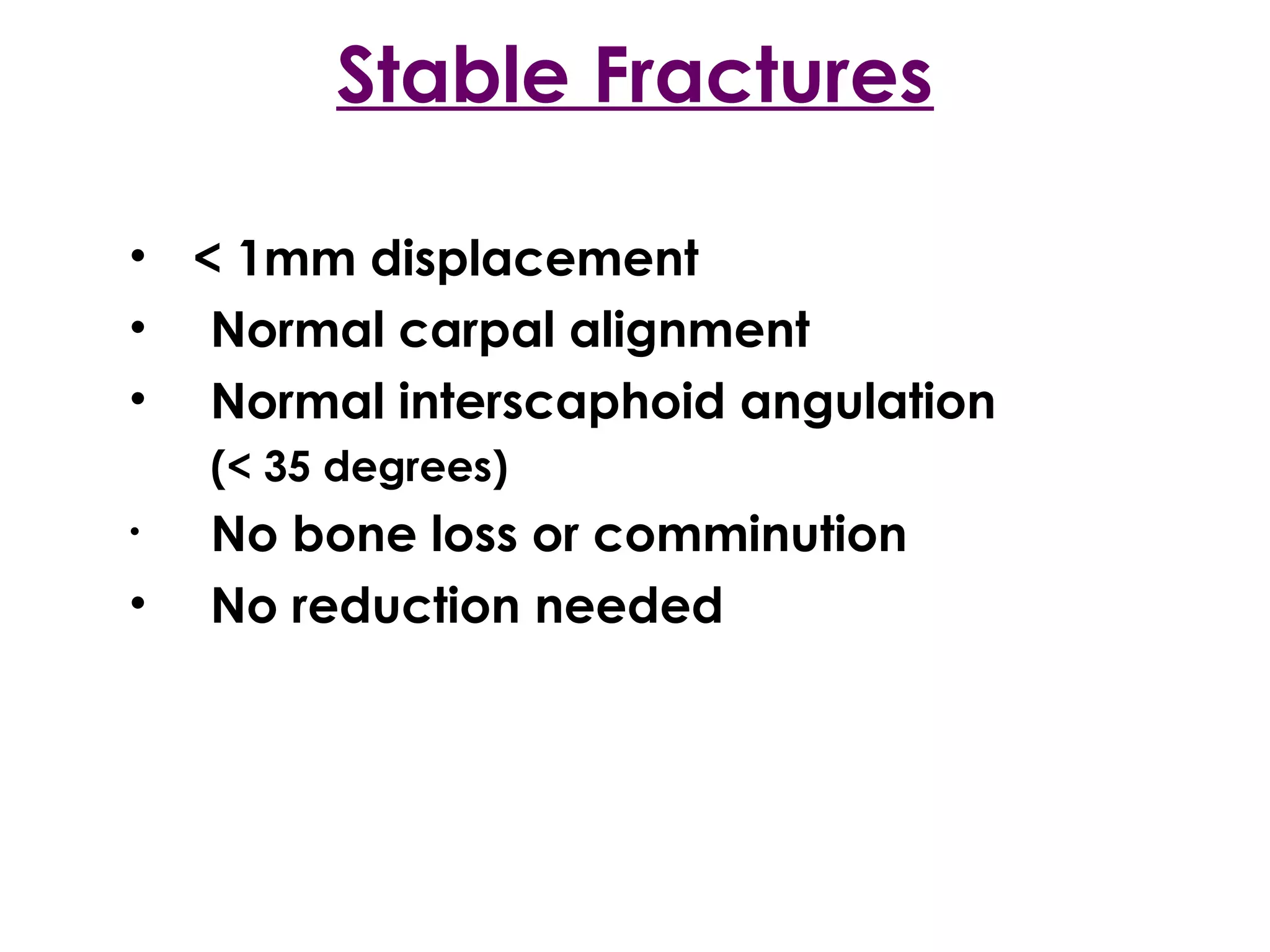 Acute scaphoid fractures | PPT