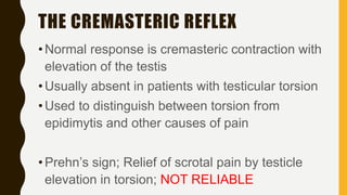 Acute scrotal pain | PPTX