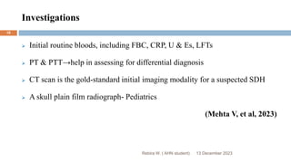 Acute SDH Seminar Presentation by Rebira W..pptx