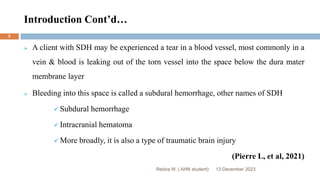 Acute SDH Seminar Presentation by Rebira W..pptx