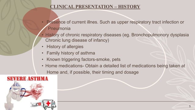 acute severe asthma.pptx | Lung and Respiratory Health | Diseases and Conditions