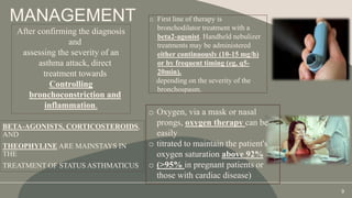 acute severe asthma.pptx | Lung and Respiratory Health | Diseases and ...