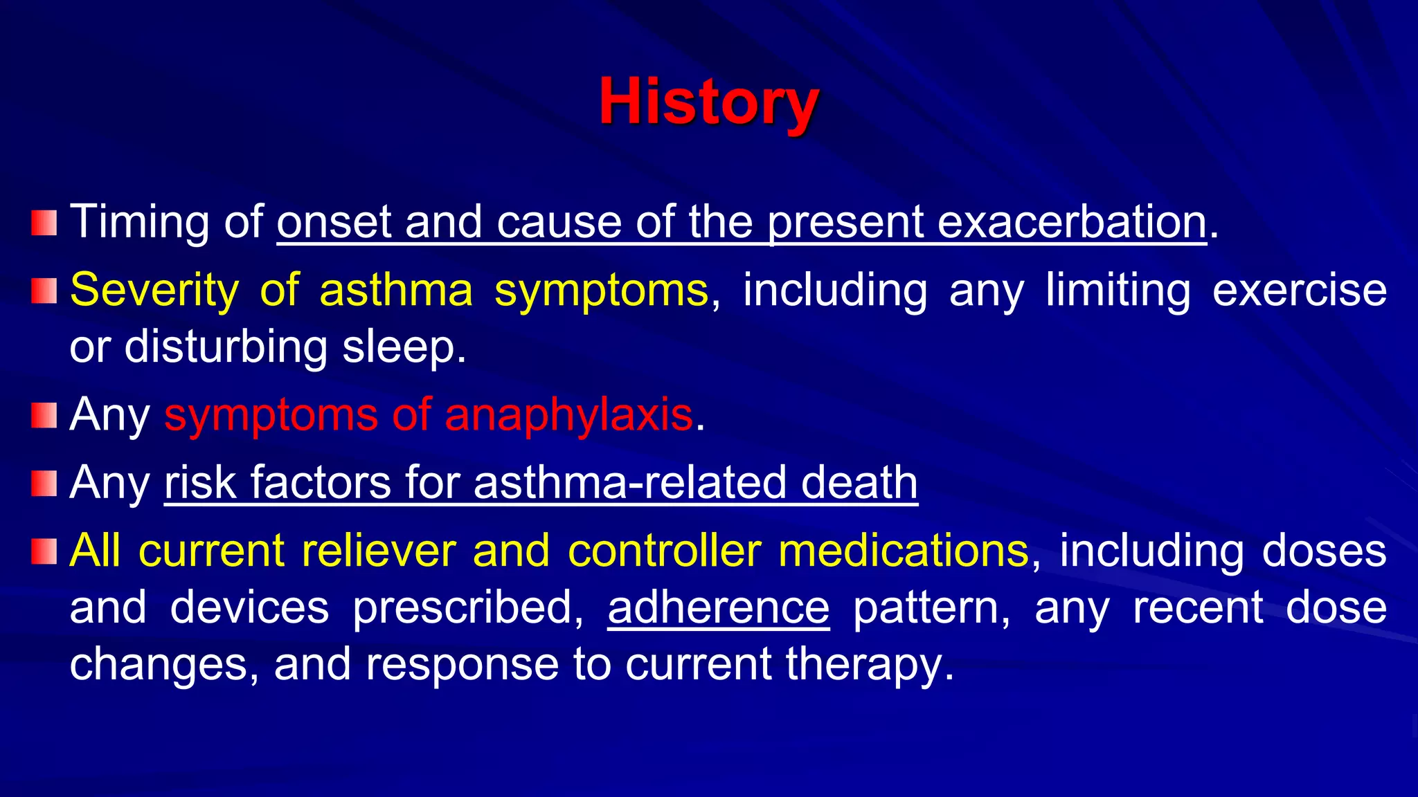 Acute severe asthma management 2020 | PPTX