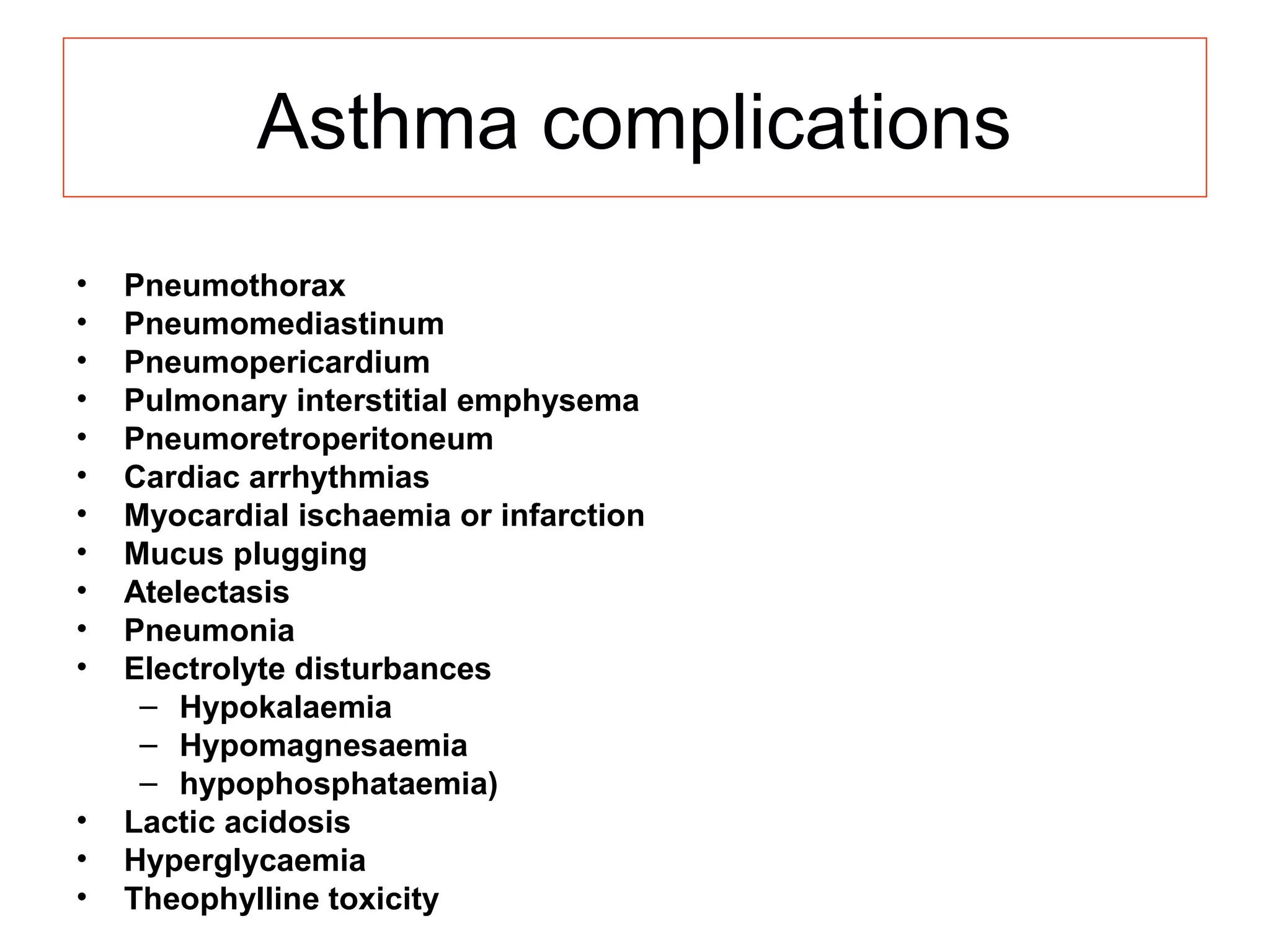 acute severe asthma | PPT