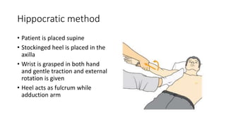 Acute shoulder dislocation | PPTX