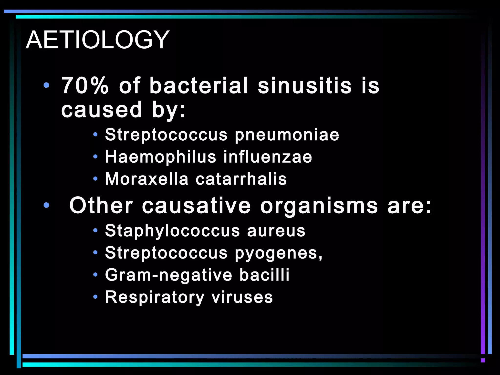 Acute sinusitis | PPT