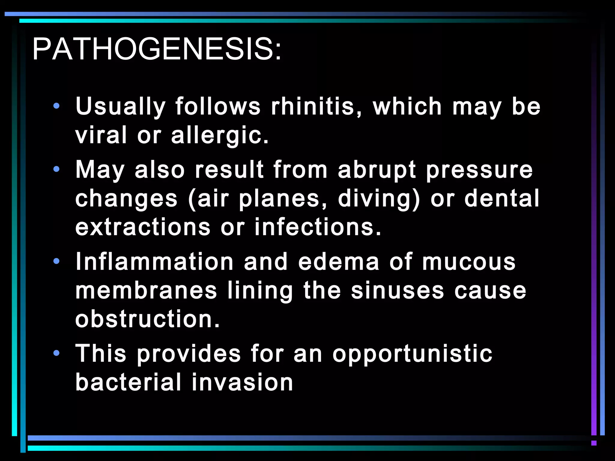 Acute sinusitis | PPT