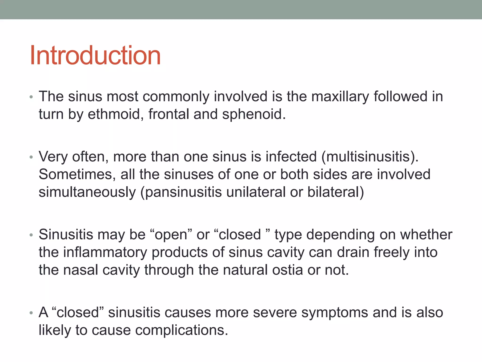 ACUTE SINUSITIS | PPTX