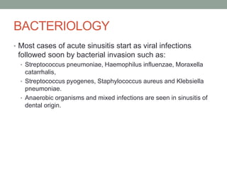 ACUTE SINUSITIS | PPTX