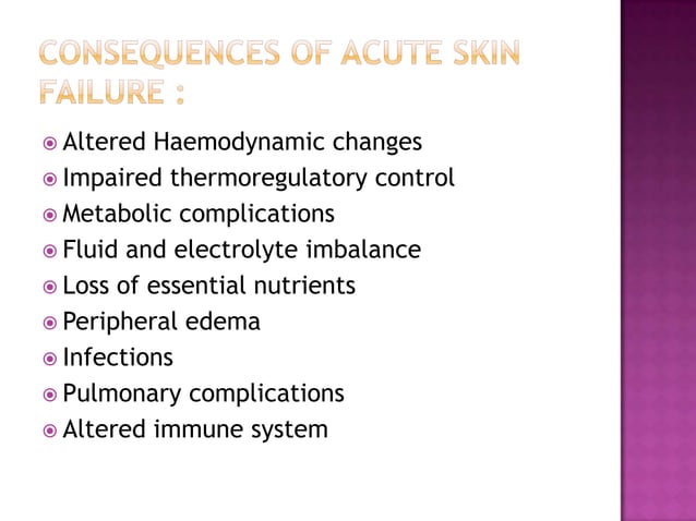 Acute skin failure | PPTX