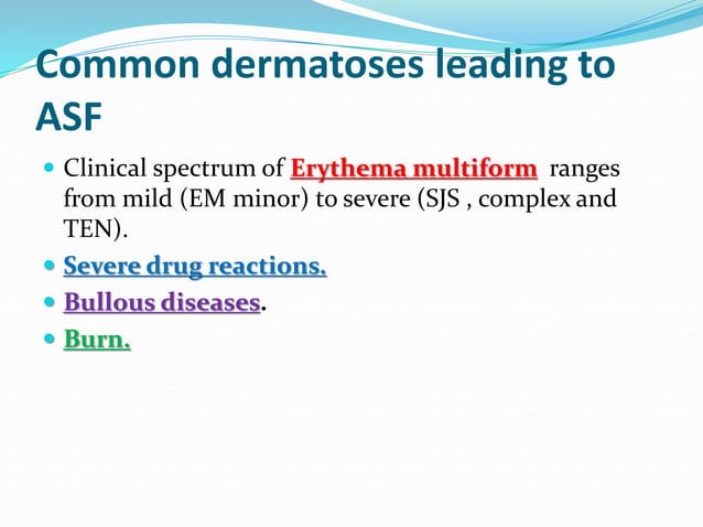 Acute skin failure | PPTX | Skin and Dermatology | Diseases and Conditions