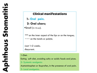 Acute stomatitis in children | PDF
