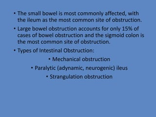 acute Strangulated Intestinal Obstruction -Bhadra.pptx