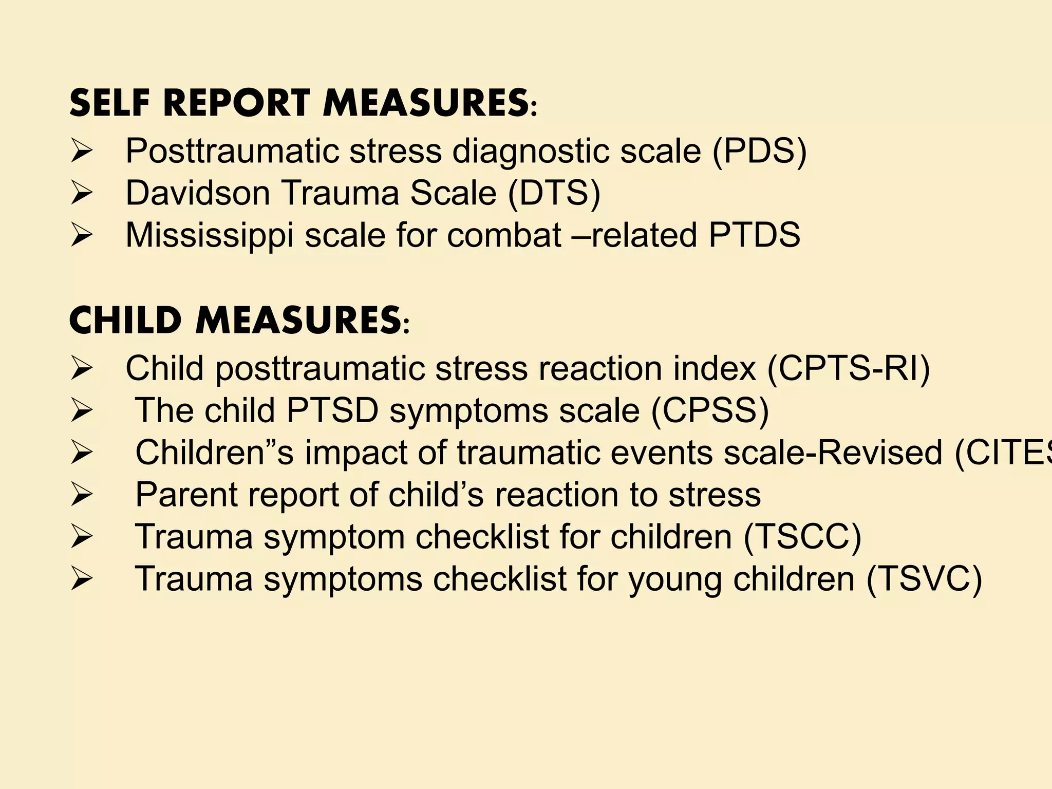 Acute stress disorder | PPTX