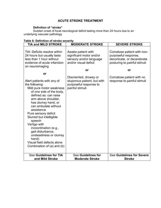 Acute strok | PDF