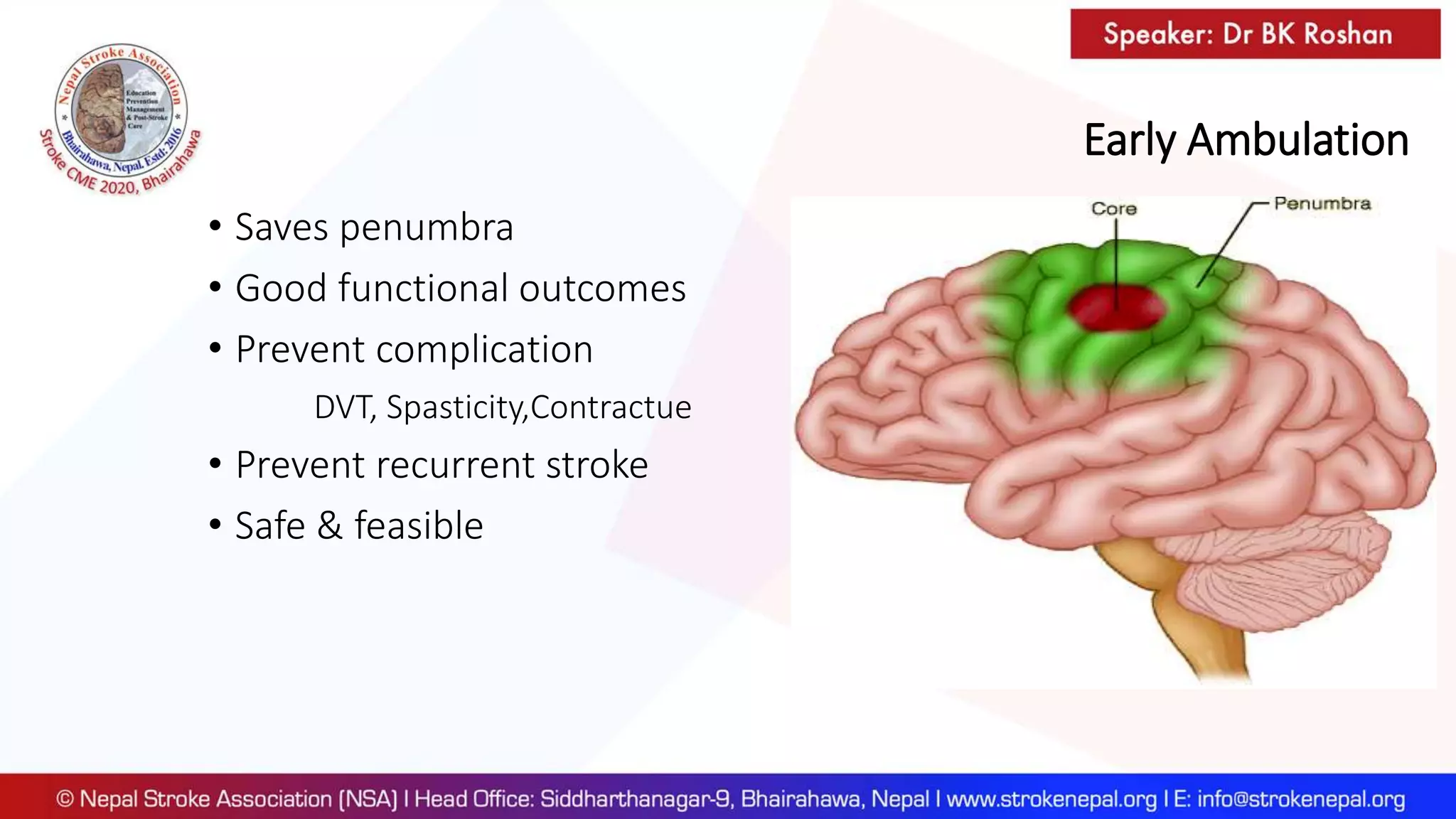 Acute stroke rehabilitation | PPTX