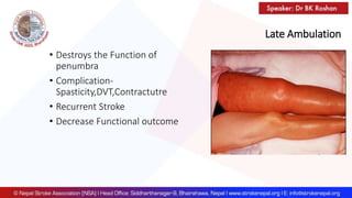 Acute stroke rehabilitation | PPTX